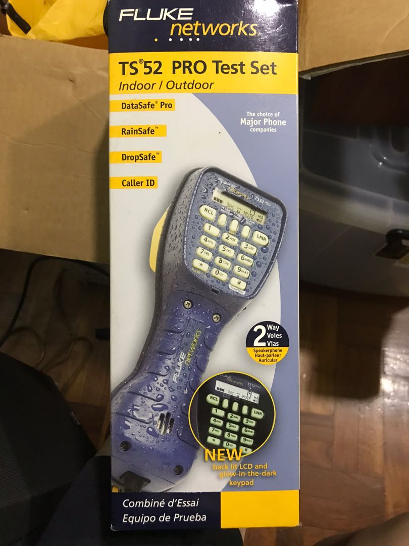 Fluke networks TS52 Pro Test Set, Computers & Tech, Office & Business ...