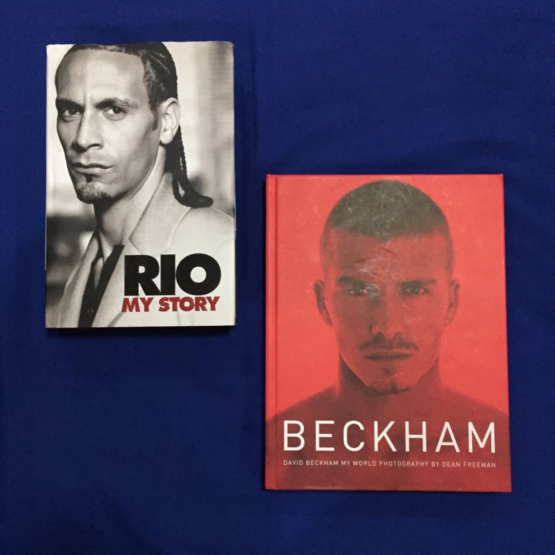 FOOTBALL BIOGRAPHY BOOKS. (DAVID BECKHAM & RIO FERNANDO), Hobbies ...
