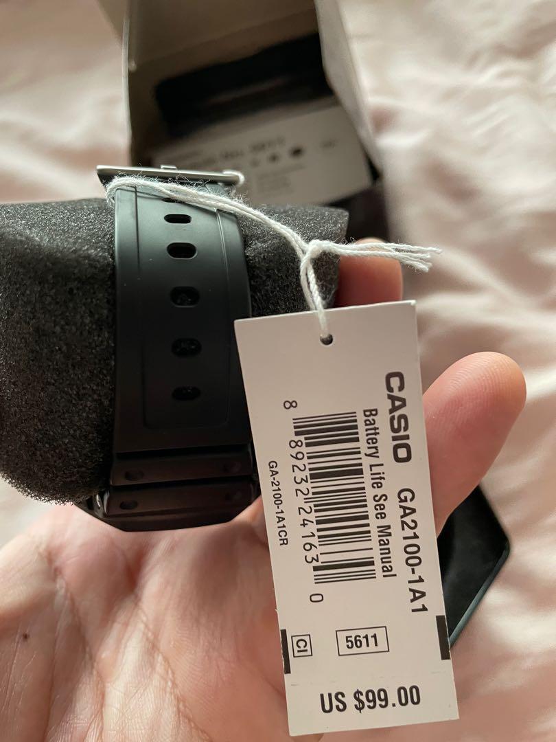 Casio G-Shock GA2100 Casioak Lume Modded, Men's Fashion, Watches ...