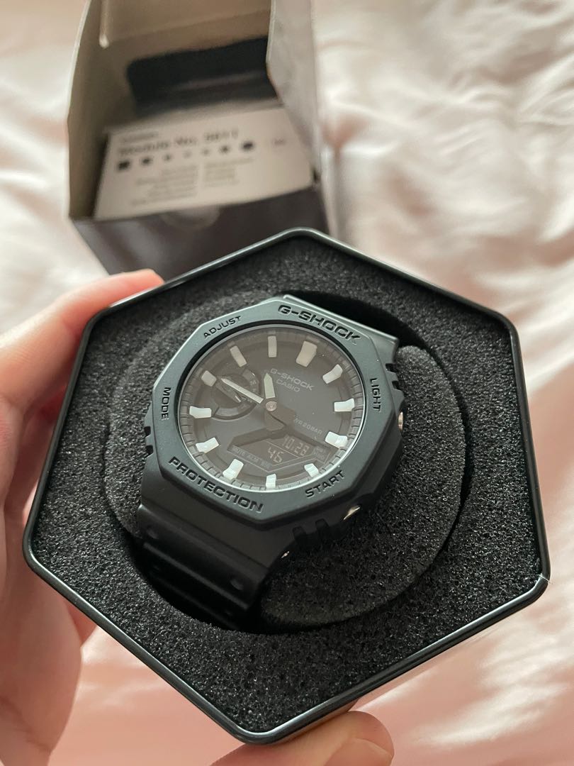 Casio G-Shock GA2100 Casioak Lume Modded, Men's Fashion, Watches ...