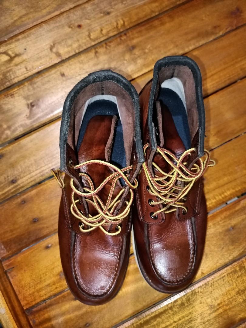 Hawkins Moc Toe Boots, Men's Fashion, Footwear, Boots on Carousell