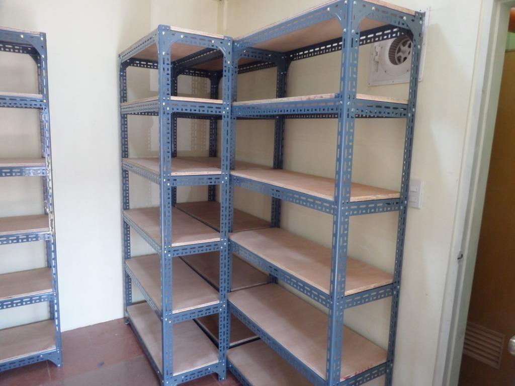 Heavy Duty Slotted Angle Bar Rack Korean Made, Furniture & Home Living ...