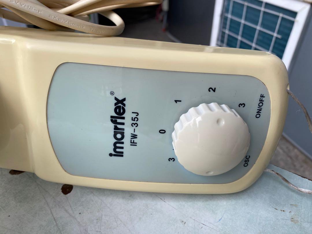 已清洗乾淨imarflex 16吋掛牆風扇, 傢俬＆家居, 燈飾及風扇, 風扇 - Carousell