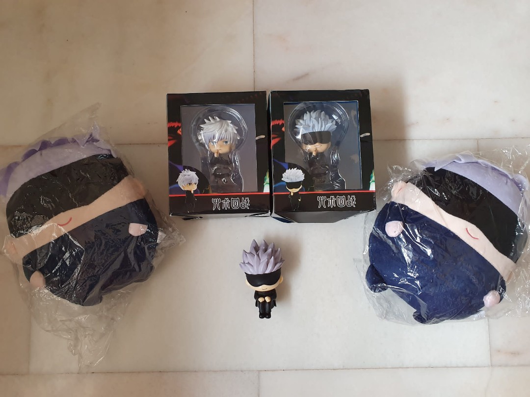 INSTOCKS GOJO SATORU JUJUTSU KAISEN PLUSHIES FIGURINES, Hobbies & Toys ...