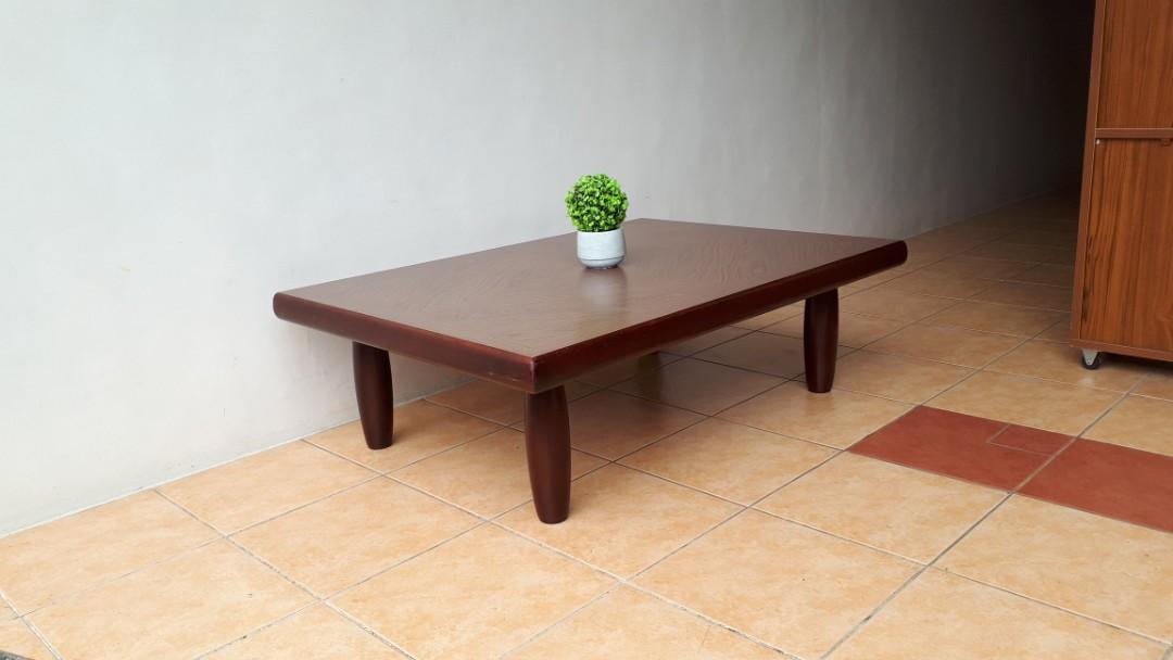 Japan waterproof table top and solid wood footings, Furniture & Home ...