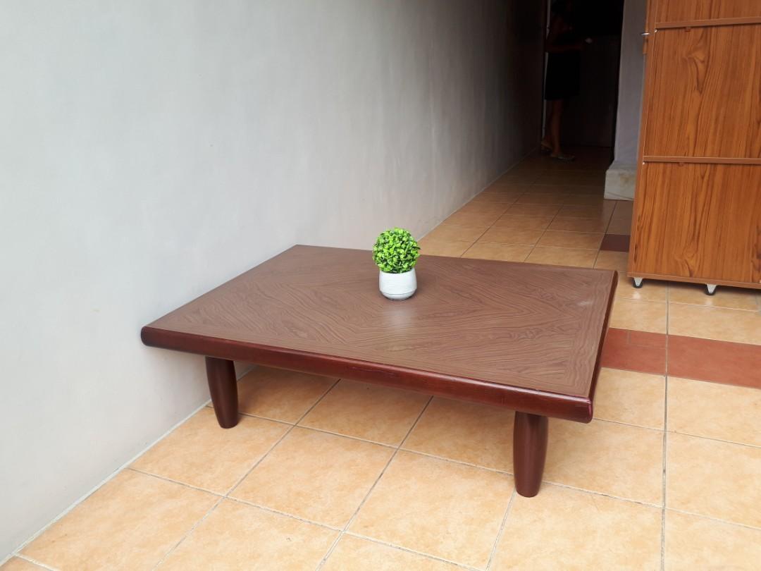 Japan waterproof table top and solid wood footings, Furniture & Home ...