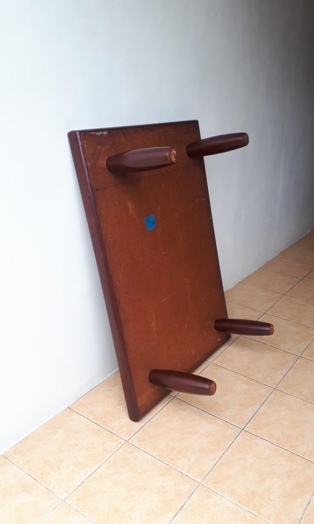 Japan waterproof table top and solid wood footings, Furniture & Home ...