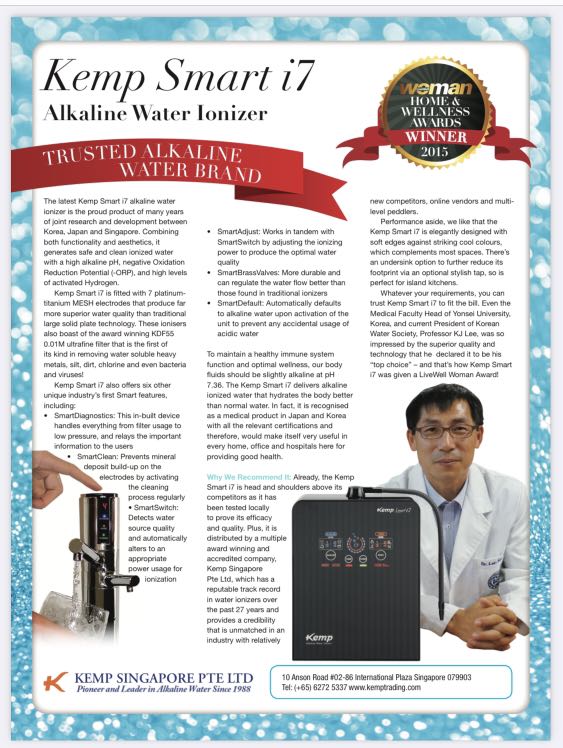 Kemp Smart i7U Undersink Alkaline Ionised Water Dispenser, TV & Home ...