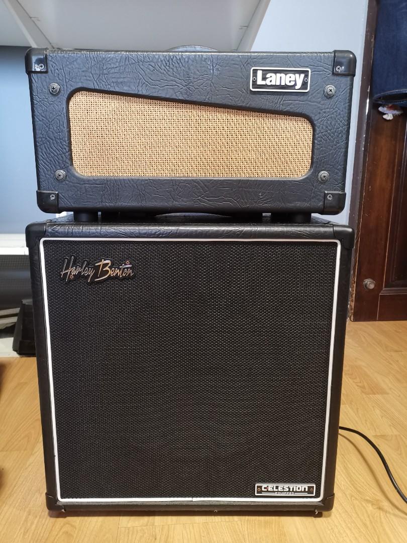 Laney Cub Tube Head 15Watt & Harley Benton G112 Vintage Cab, Hobbies ...
