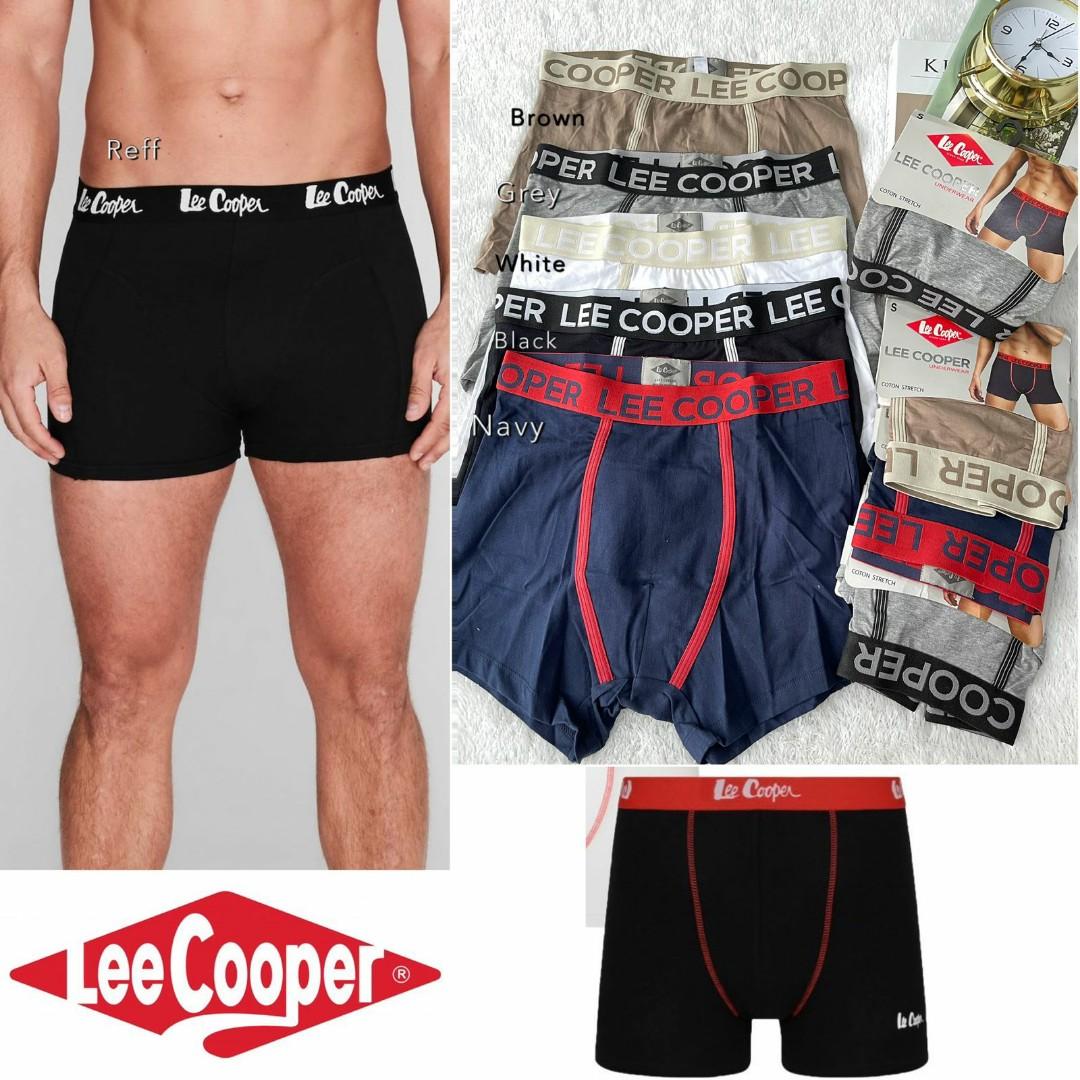 Lee cooper boxer man, Fesyen Pria, Pakaian , Bawahan di Carousell
