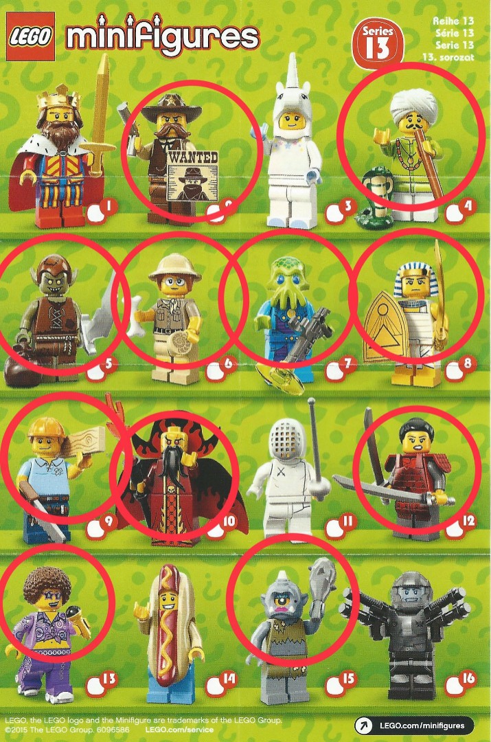 LEGO Minifigures Series 13, Hobbies & Toys, Toys & Games on Carousell