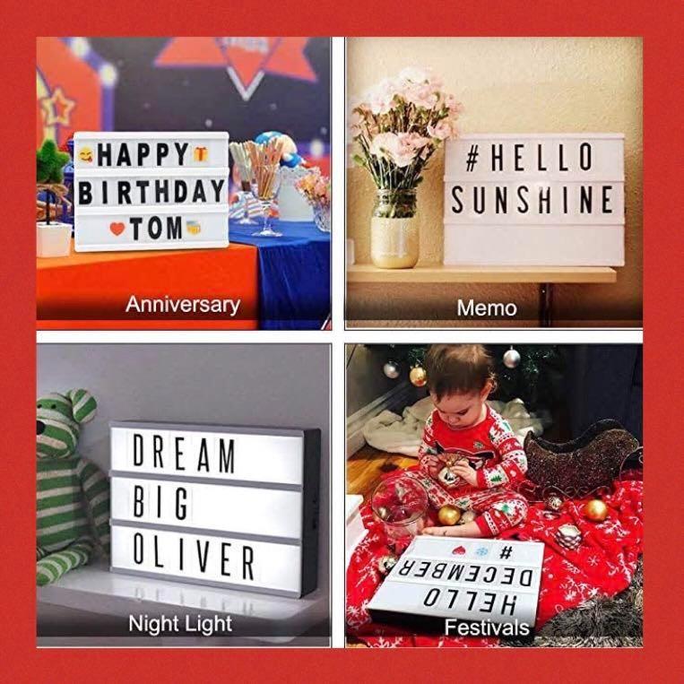 Letter Light box A4 / A5 size , Battery / USB LED lightbox from $79, 傢俬 ...