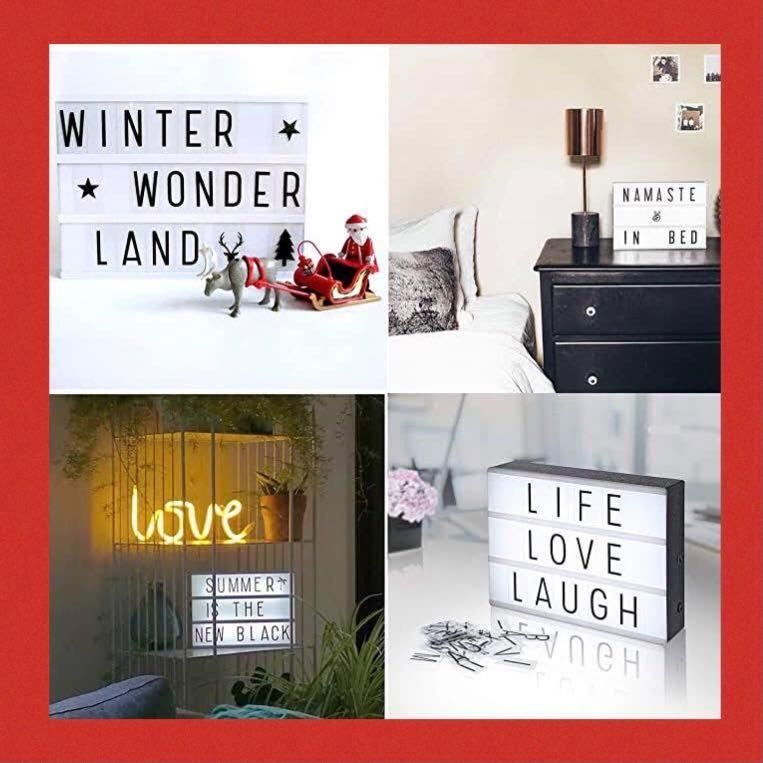 Letter Light box A4 / A5 size , Battery / USB LED lightbox ins 灯箱 from ...