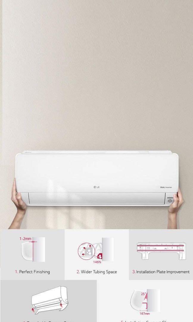 LG SPLIT TYPE INVERTER AIRCON, TV & Home Appliances, Air Conditioning ...