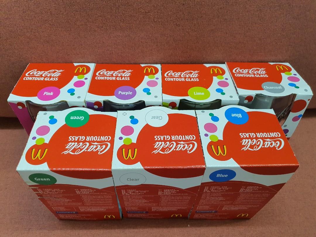 Mcdonalds coca cola glass cup special, Furniture & Home Living ...