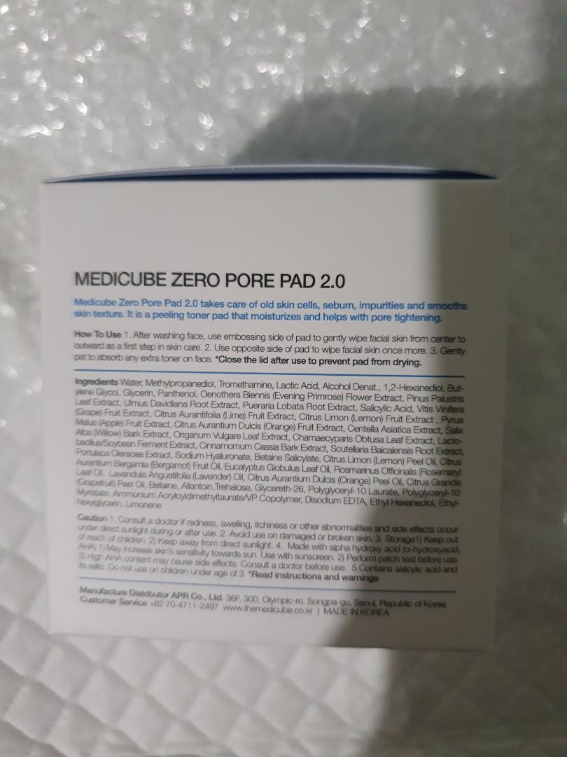 Medicube Zero Pad 2.0 - 2 bottles, Beauty & Personal Care, Face, Face ...
