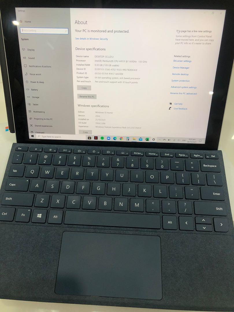 Microsoft Surface Go gen 1, Computers & Tech, Laptops & Notebooks on ...