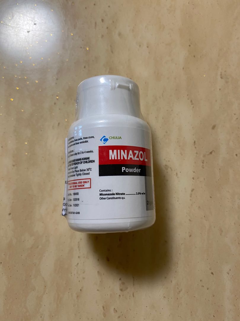 Minazol anti-fungal powder, Beauty & Personal Care, Foot Care on Carousell