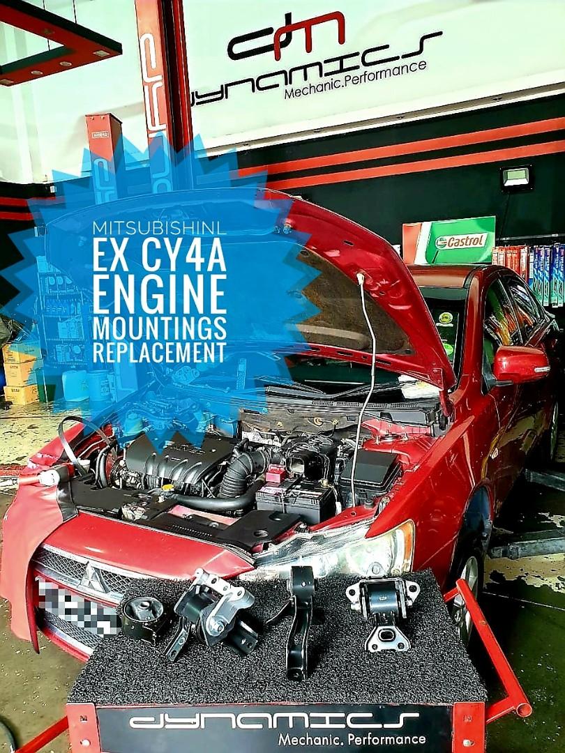 Mitsubishi EX CY2/CY4 & Lancer CS3 : Engine Mountings Replacement, Car ...