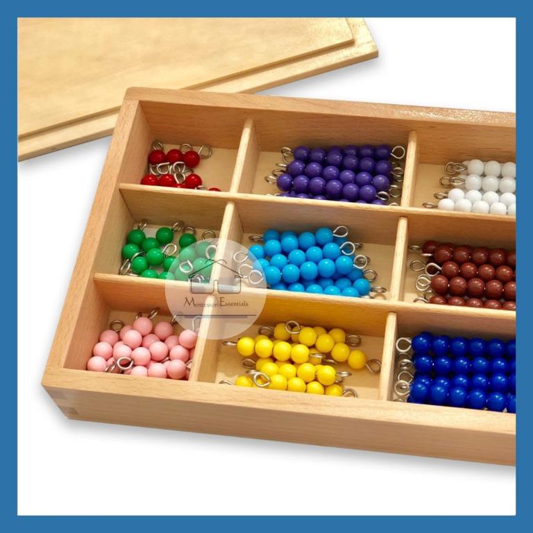 Montessori Short Bead Chains (Math Mathematics Counting Numbers 123 ...