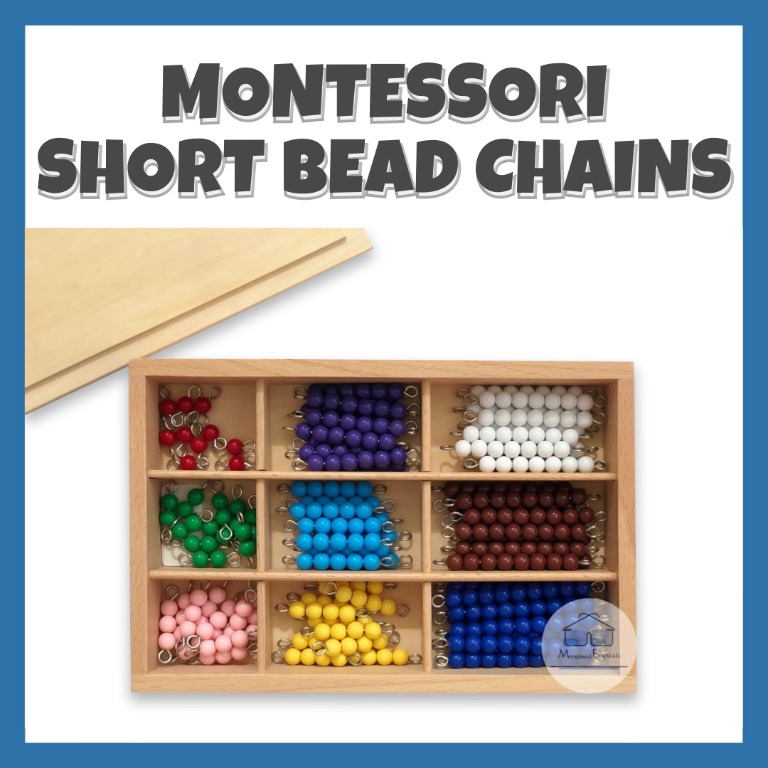 Montessori Short Bead Chains (Math Mathematics Counting Numbers 123 ...
