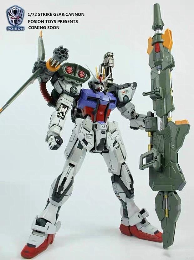 Moshow strike gundam with weapon set, Hobbies & Toys, Toys & Games on ...