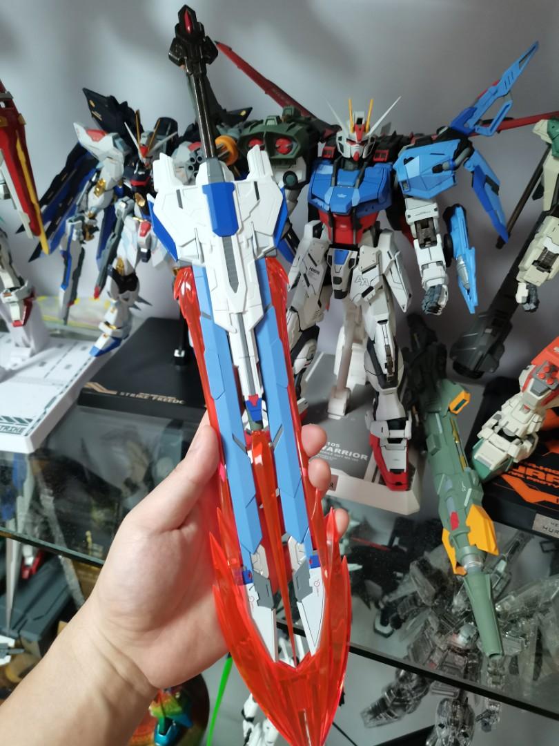 Moshow strike gundam with weapon set, Hobbies & Toys, Toys & Games on ...