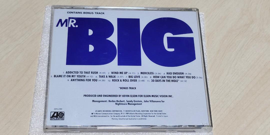 MR BIG album, Hobbies & Toys, Music & Media, CDs & DVDs on Carousell
