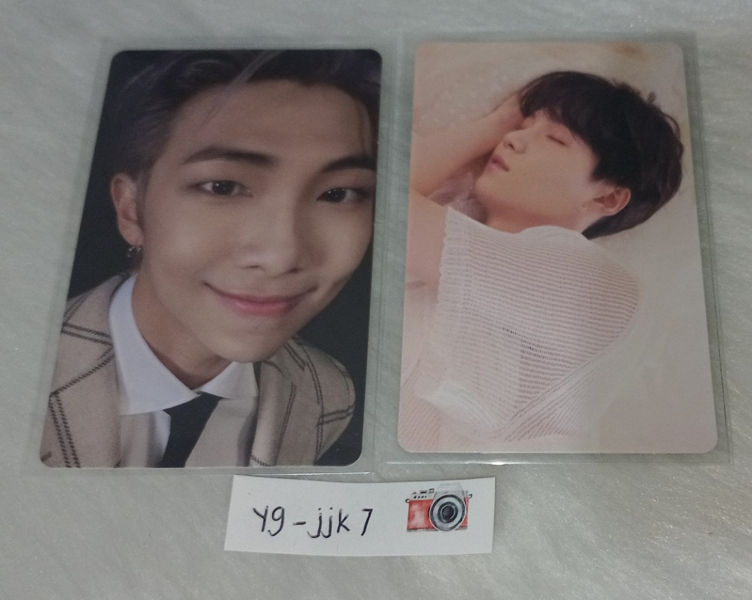 Namjoon (RM) Map of the Soul 7 Version 3 and Yoongi (SUGA) Love ...