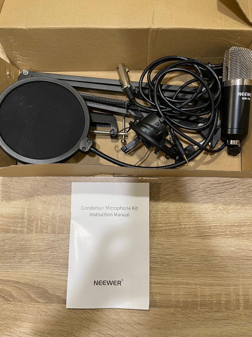 NEEWER condenser microphone, Audio, Microphones on Carousell
