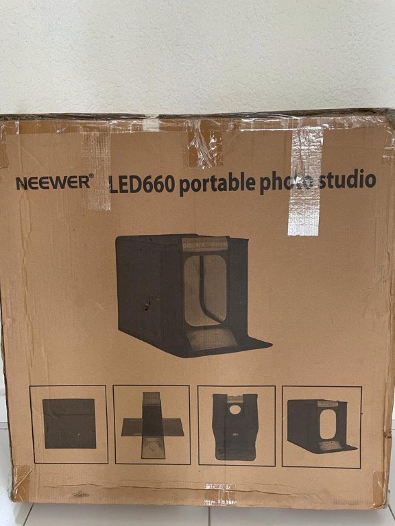 Neewer LED 660 Portable Photo Studio, Photography, Cameras on Carousell