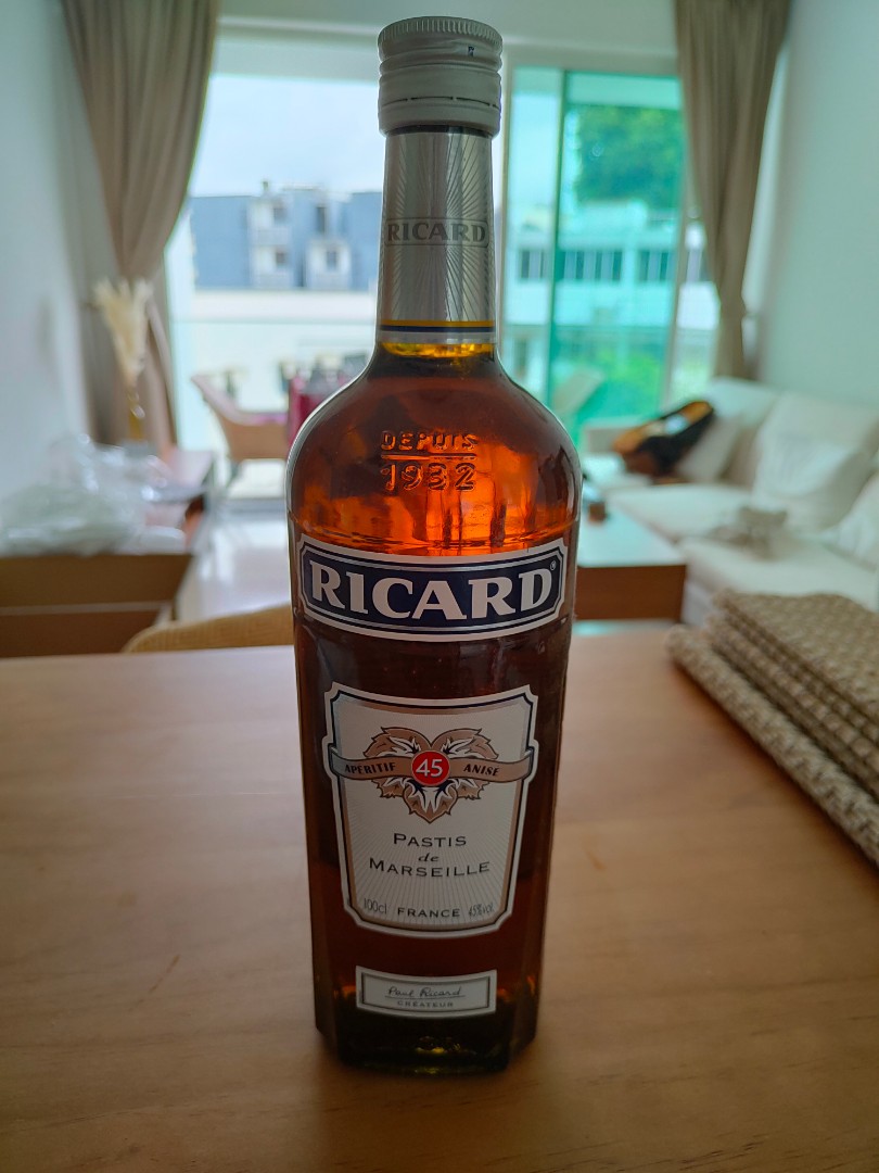 Pastis Ricard, Food & Drinks, Alcoholic Beverages on Carousell