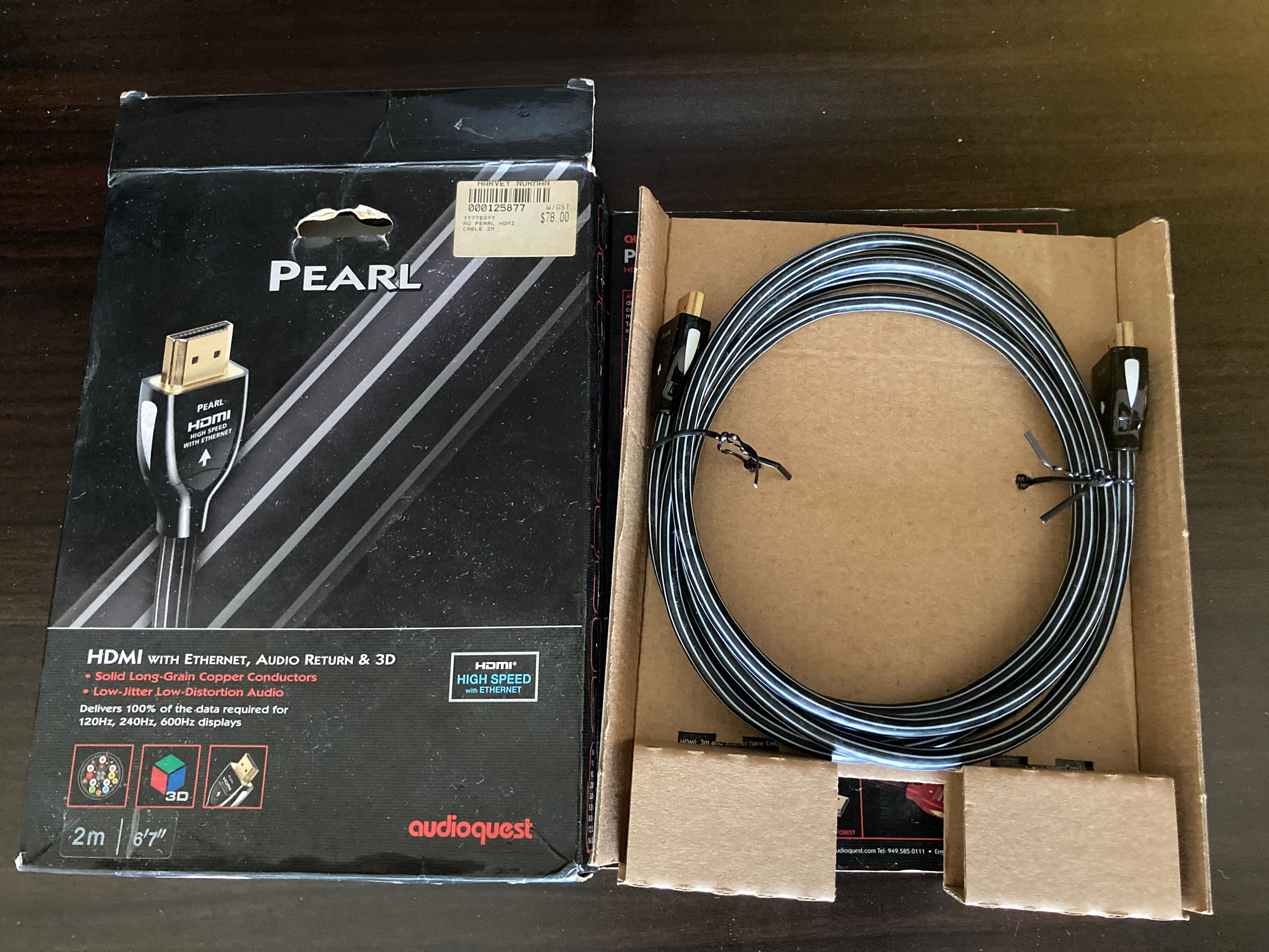 (PEARL) HDMI cable with Ethernet cable, Audio return and 3D (2m ...