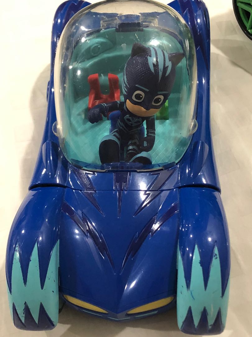 PJ Mask Car & Figurines, Hobbies & Toys, Toys & Games on Carousell
