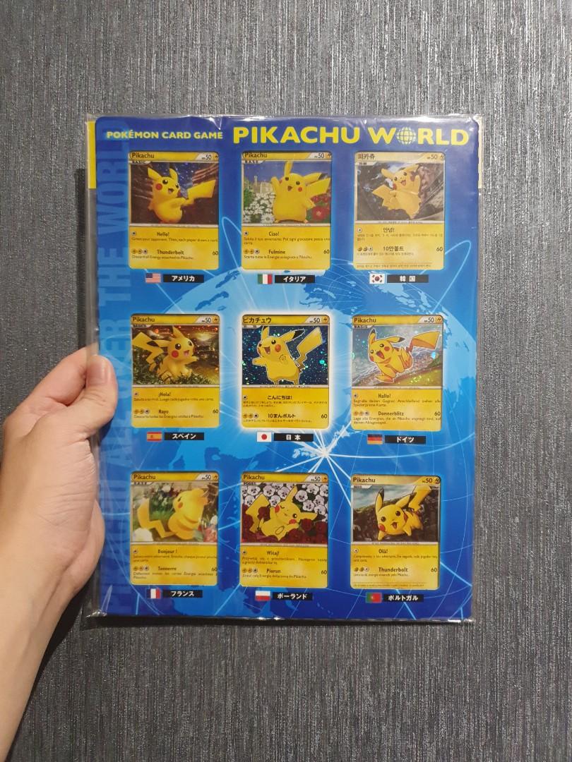 Pokemon TCG Card JP Pikachu World Collection 2010 Promos Brand New ...
