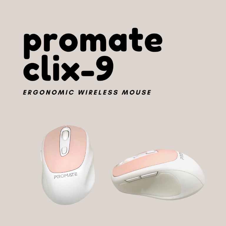Promate Clix-9 Ergonomic Wireless Mouse, Computers & Tech, Parts ...