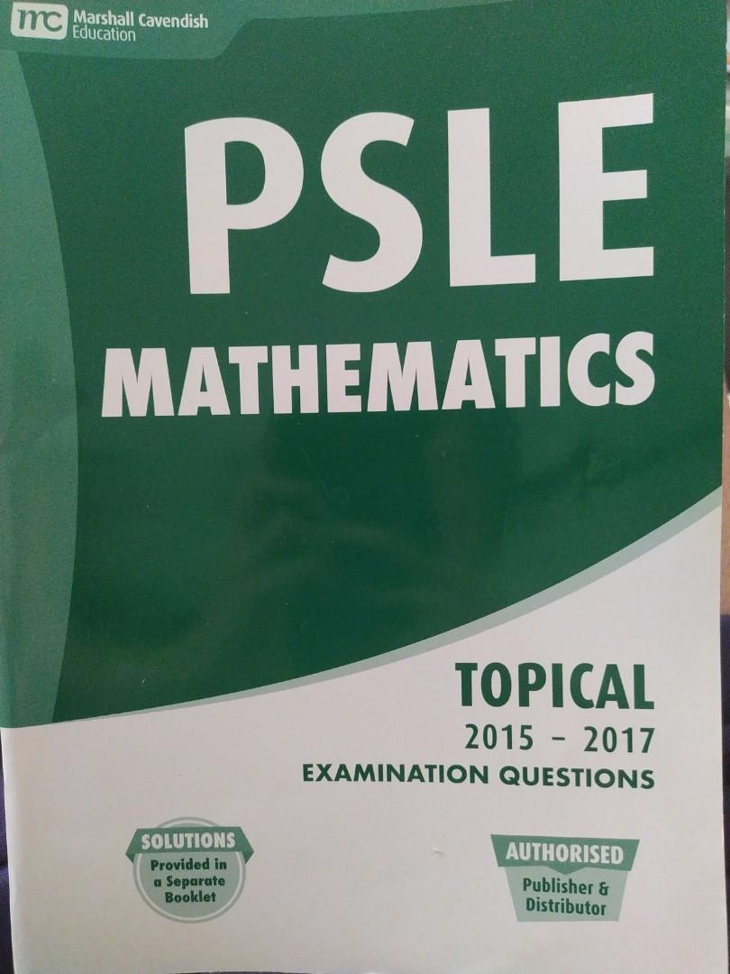 PSLE Mathematics Topical Assessment Book, Hobbies & Toys, Books ...