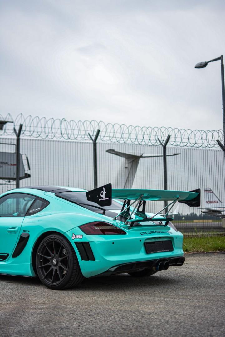 Rocket bunny gt wing porsche cayman, Car Accessories, Accessories on ...