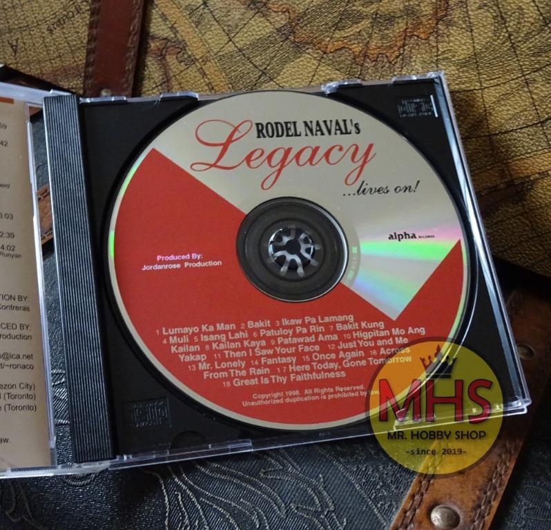 Rodel Naval's : Legacy...lives on! CD (100% Original Copy), Hobbies ...