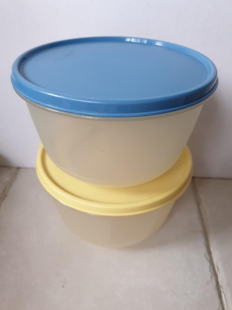 SET OF TWO 2 LITRE TUPPERWEAR CONTAINERS - EACH ARE 2 LITRE CONTAINER ...
