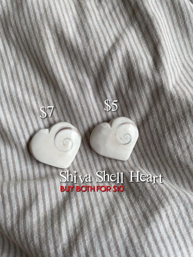 Crystal Rehome: Shiva Shell Heart, Women's Fashion, Jewelry ...