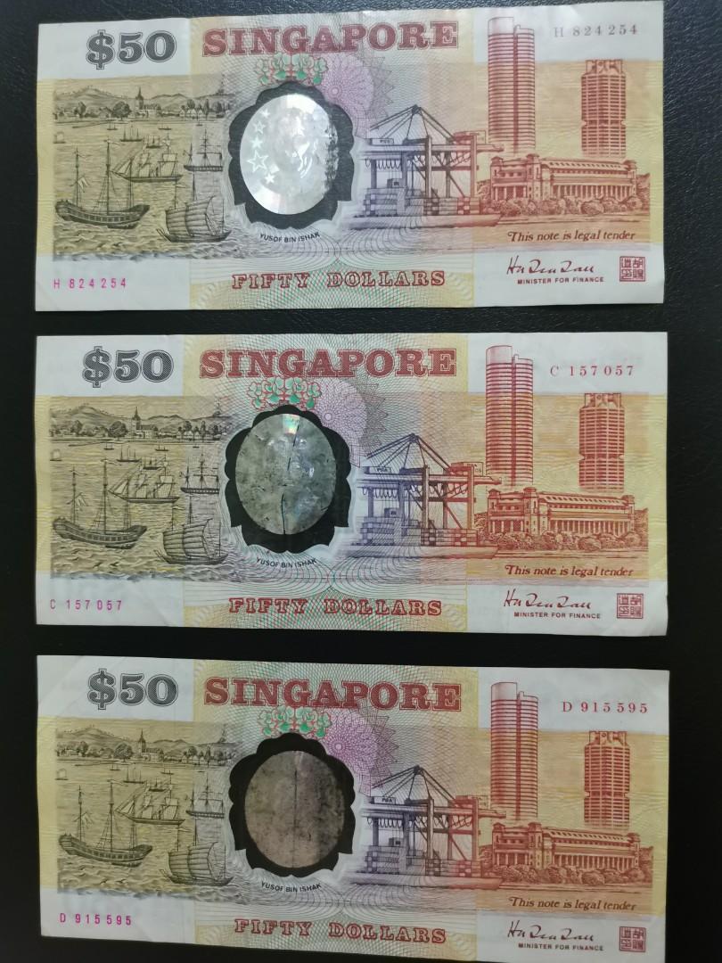 Singapore polymer $50 banknote, Hobbies & Toys, Memorabilia ...