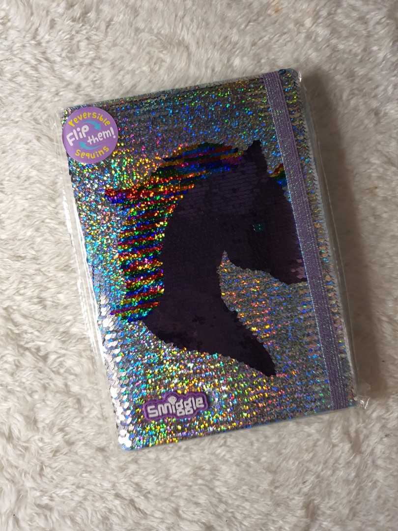 Smiggle reversible unicorn sequins, Hobbies & Toys, Stationery & Craft ...