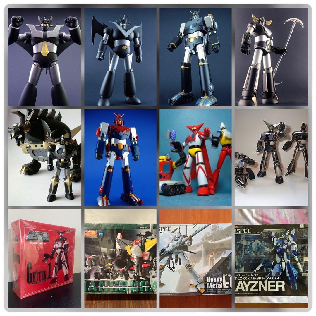 SOC GX-01B Mazinger Black GX-01B Great Mazinger Black GX-03 Combattler GX-03B Combattler Black ...