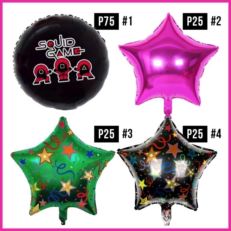 Squid Game Foil Balloon 18 inches #11sweldo, Hobbies & Toys, Stationary ...