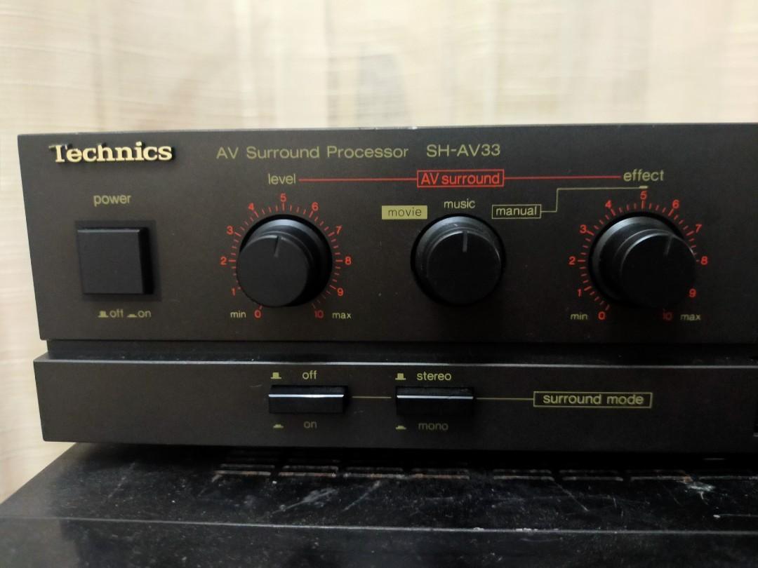 Technics AV Surround Processor Amplifier, Audio, Soundbars, Speakers & Amplifiers on Carousell