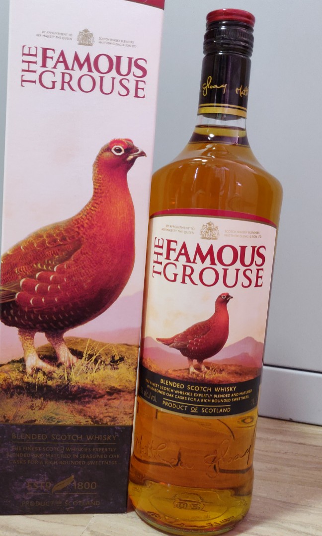 The Famous Grouse 1000ml, Food & Drinks, Alcoholic Beverages on Carousell