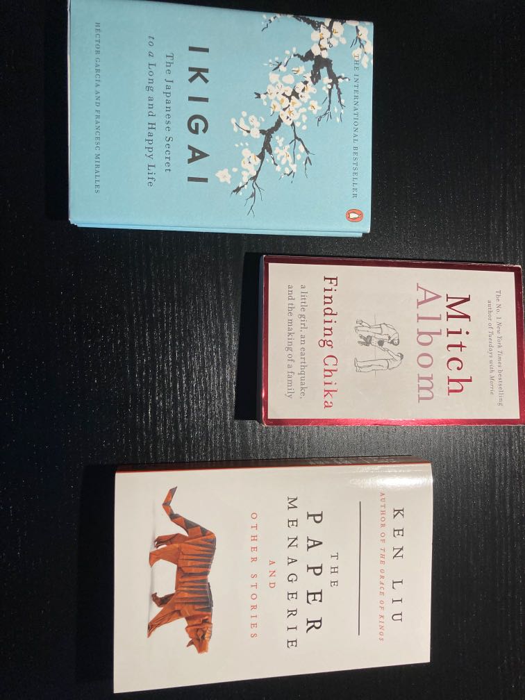 The paper menagerie and other stories, Finding Chika, Ikigai, Hobbies ...