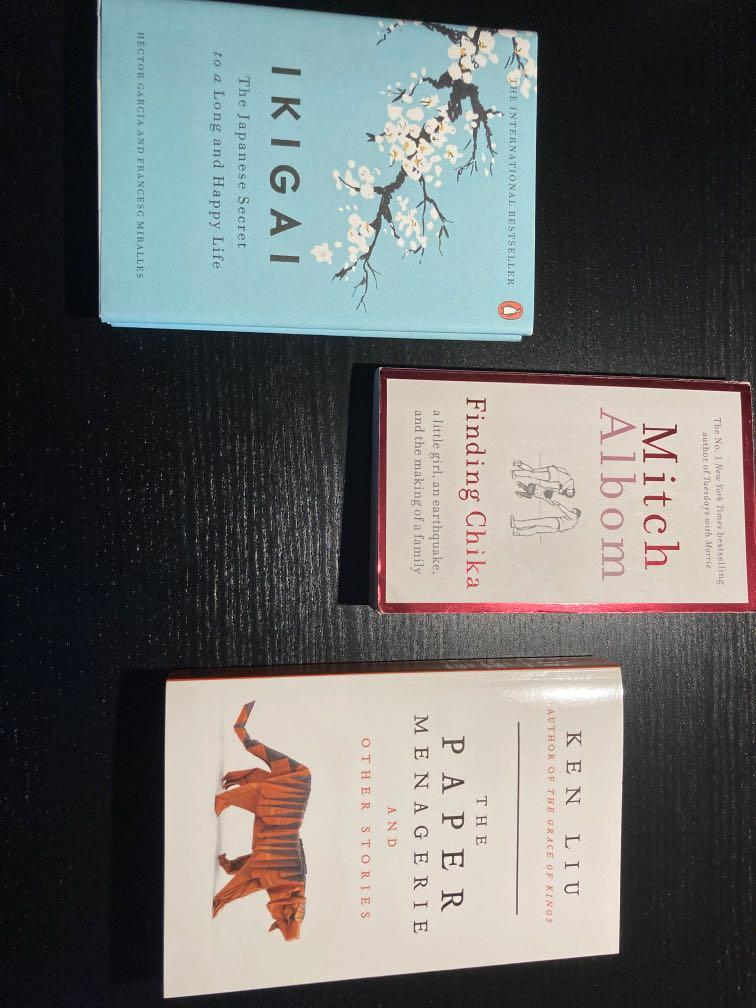 The paper menagerie and other stories, Finding Chika, Ikigai, Hobbies ...