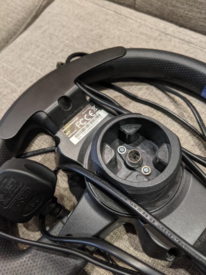 Thrustmaster T300RS GT with pedal mod, Video Gaming, Gaming Accessories ...